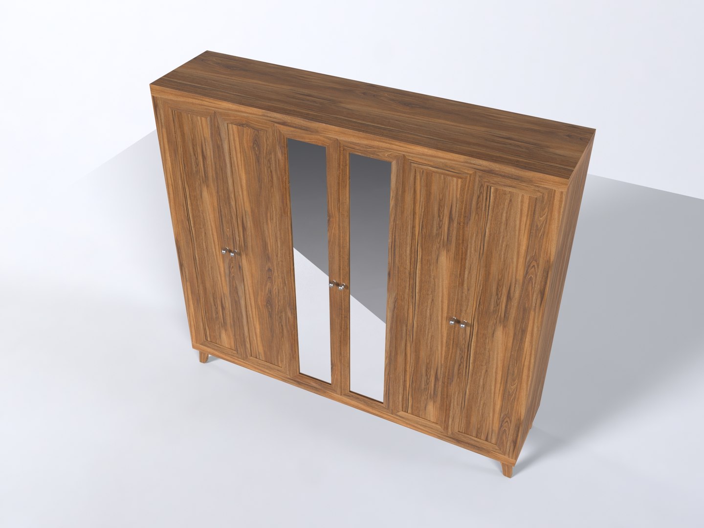 3D Lyra 6-Door Wardrobe HC - TurboSquid 1936595