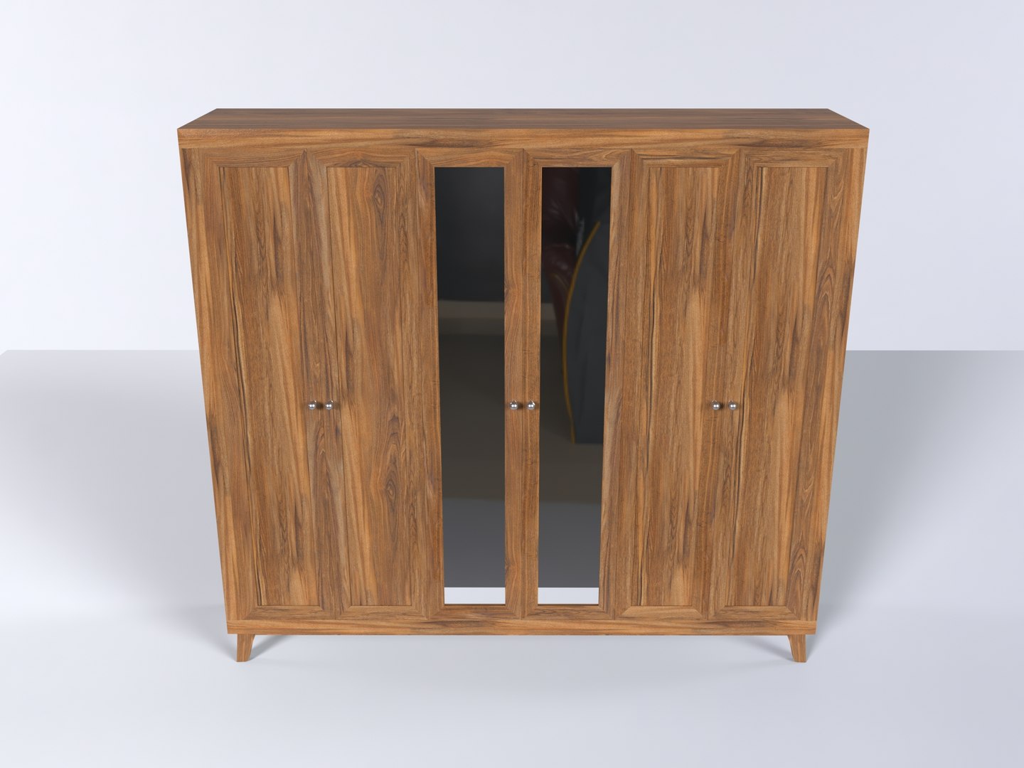 3D Lyra 6-Door Wardrobe HC - TurboSquid 1936595