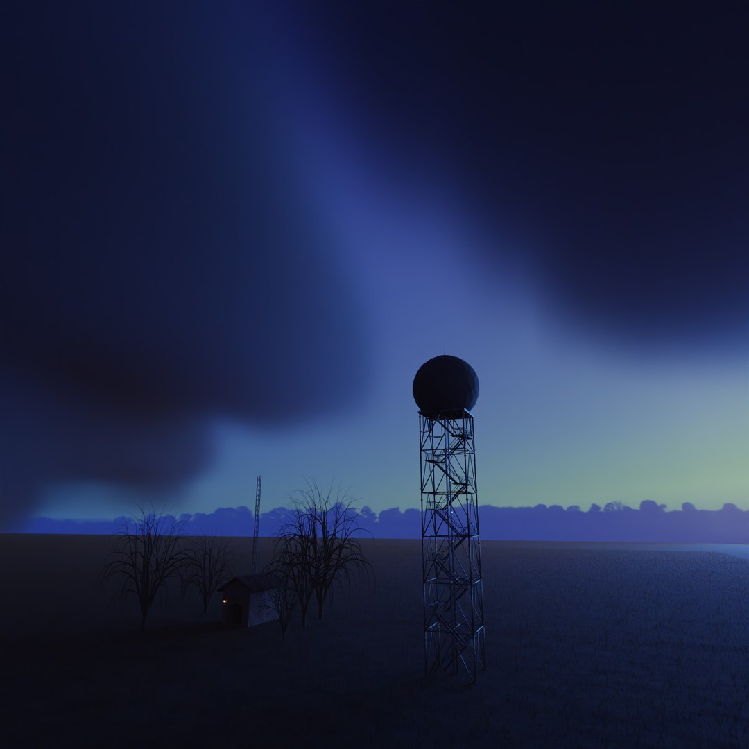 Nexrad Doppler Weather Radar - WSR-88D 3D - TurboSquid 2347687