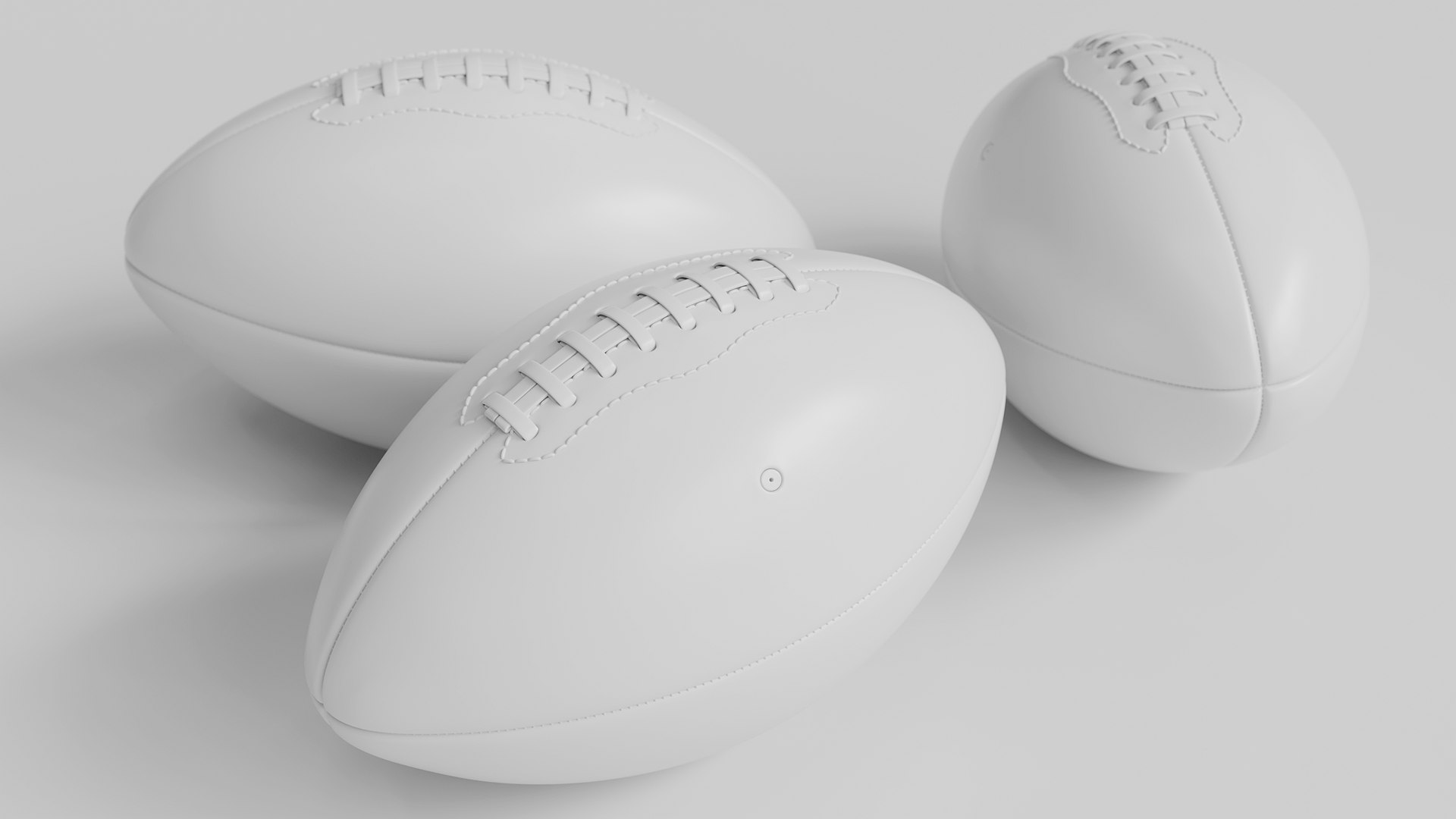 3D American Football Sports Ball Model - TurboSquid 2395836