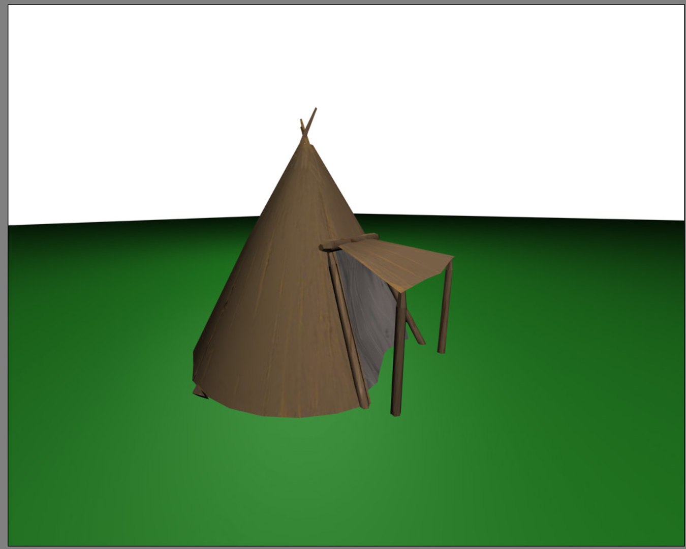 Native Tepee 3ds