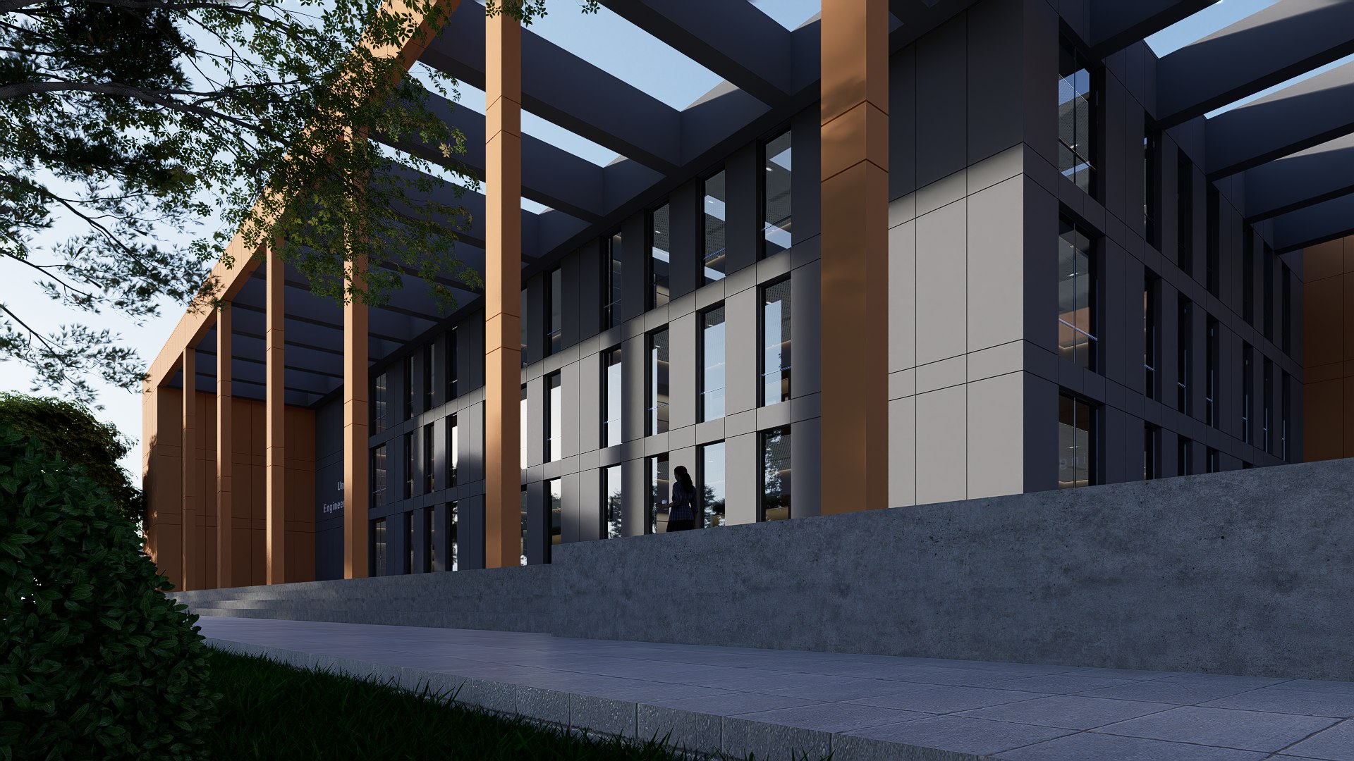 Realistic University 3D Model - TurboSquid 2309178