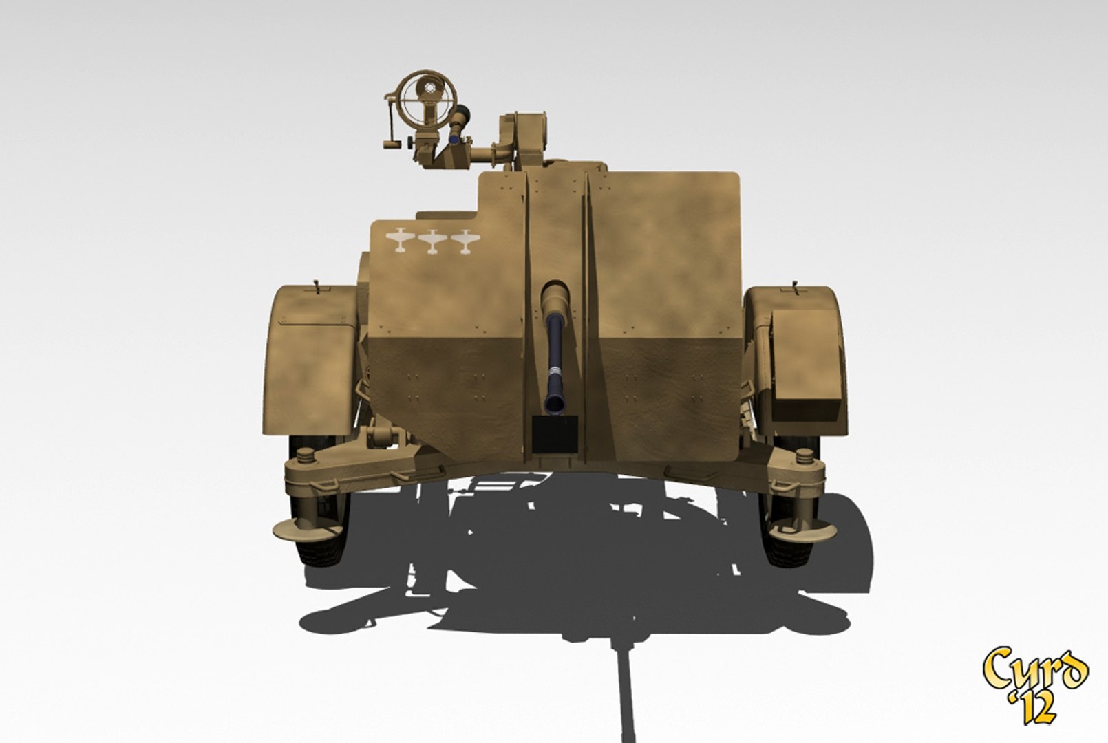 Lightwave Flak 38 Gun