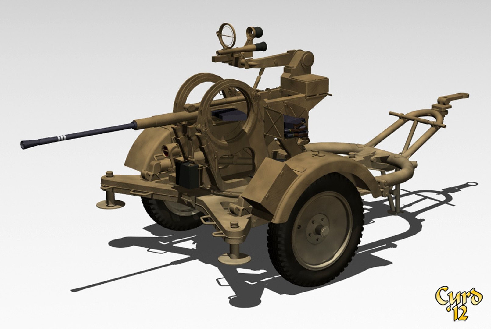 Lightwave Flak 38 Gun