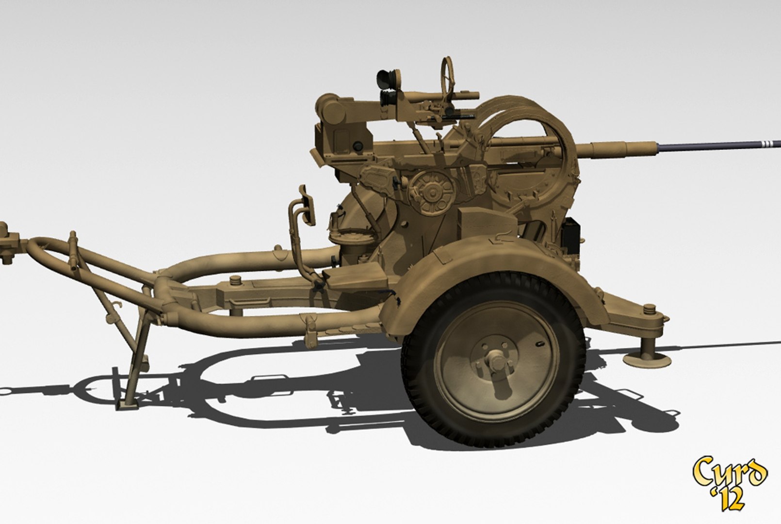 Lightwave Flak 38 Gun