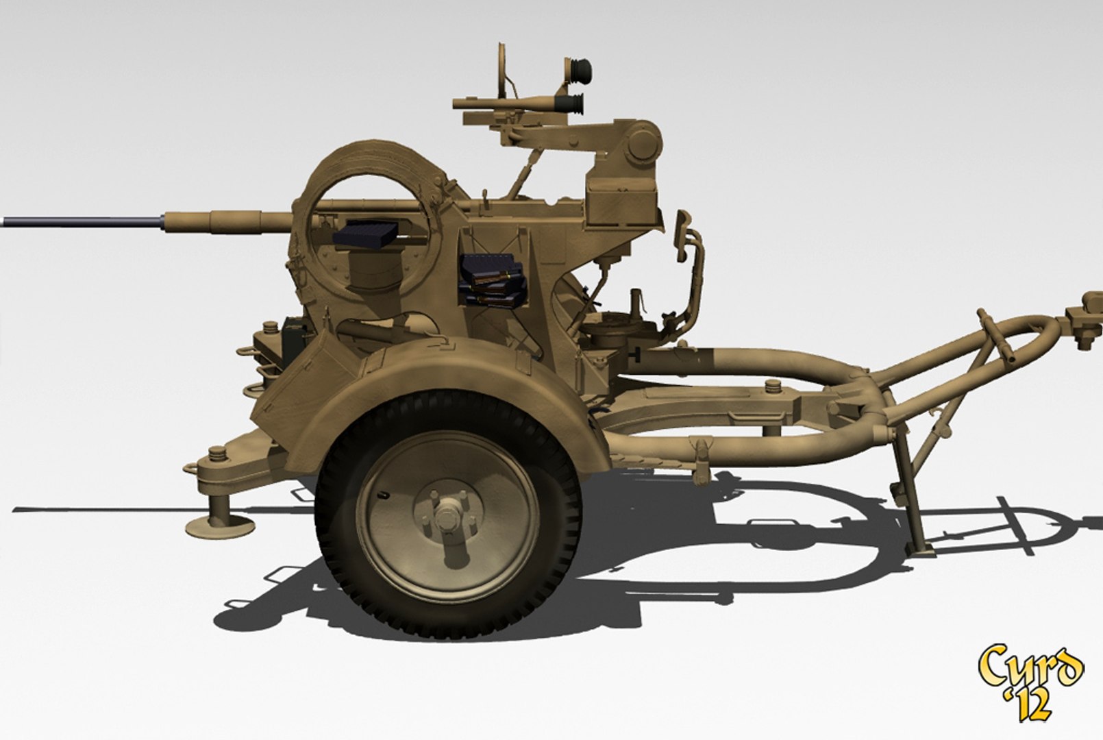 Lightwave Flak 38 Gun