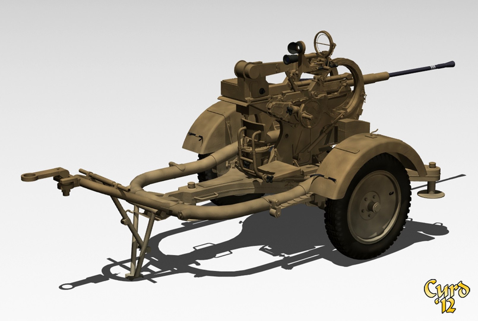 Lightwave Flak 38 Gun