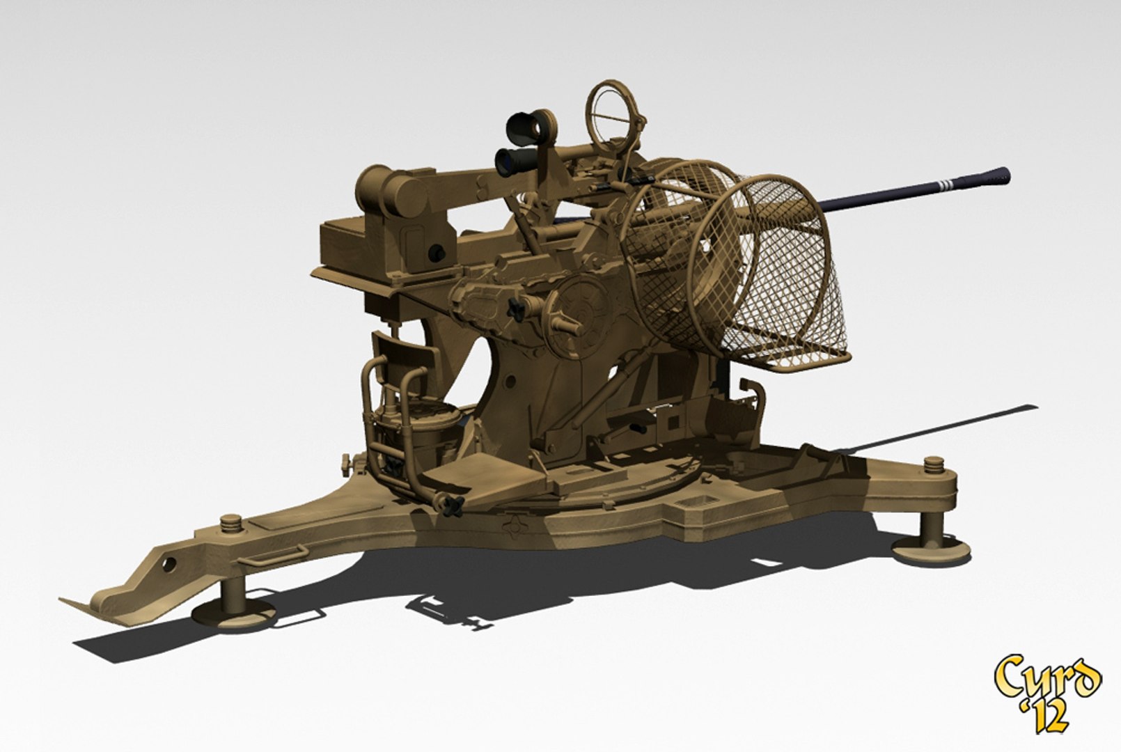 Lightwave Flak 38 Gun