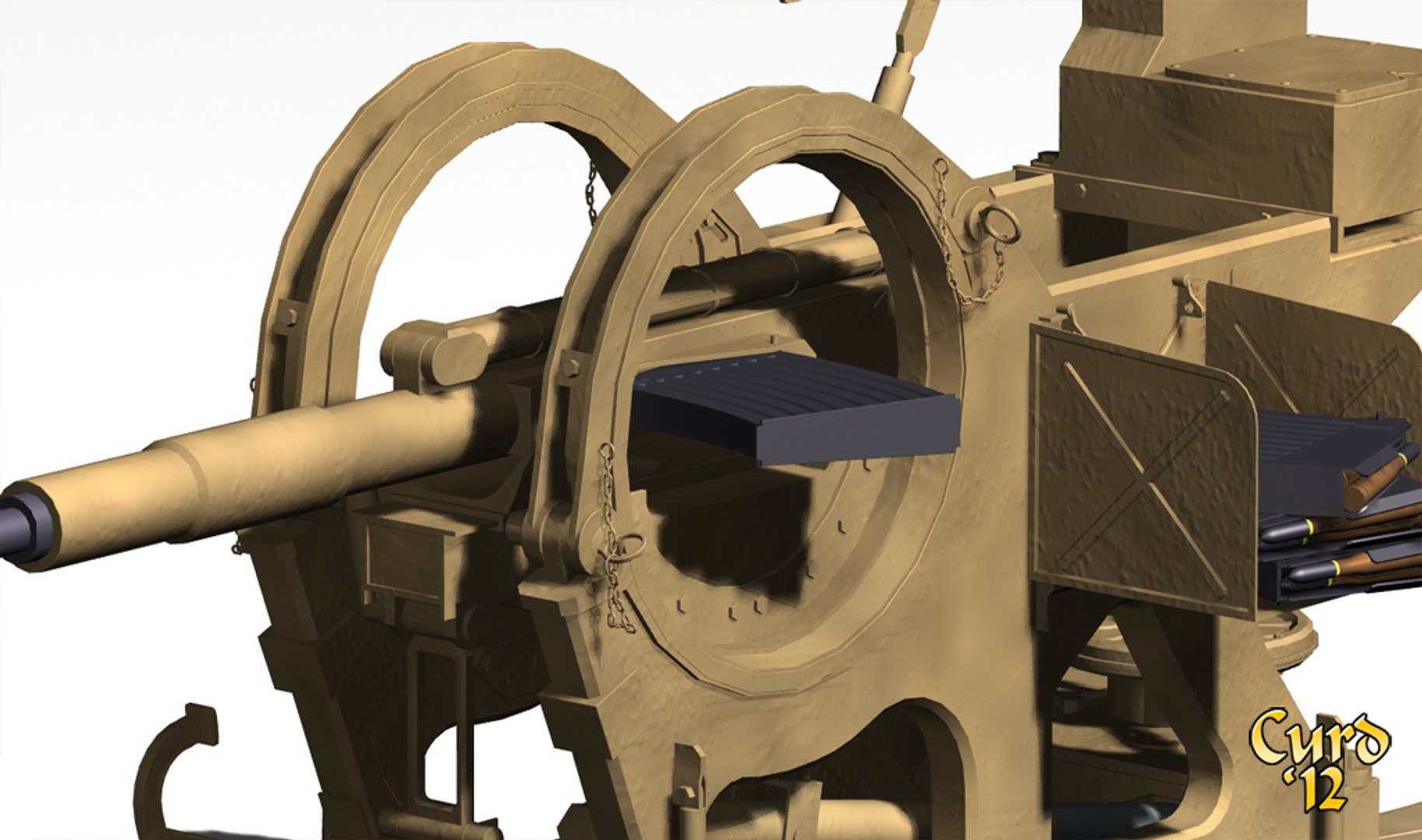 Lightwave Flak 38 Gun