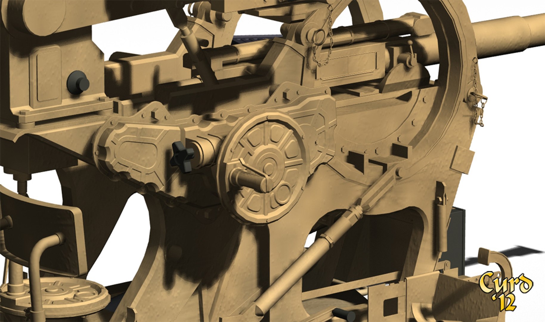 Lightwave Flak 38 Gun