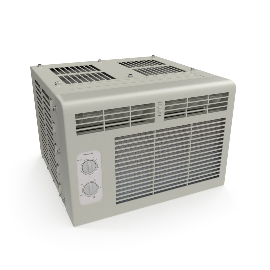 Air conditioner windows type 3D model - TurboSquid 1607407