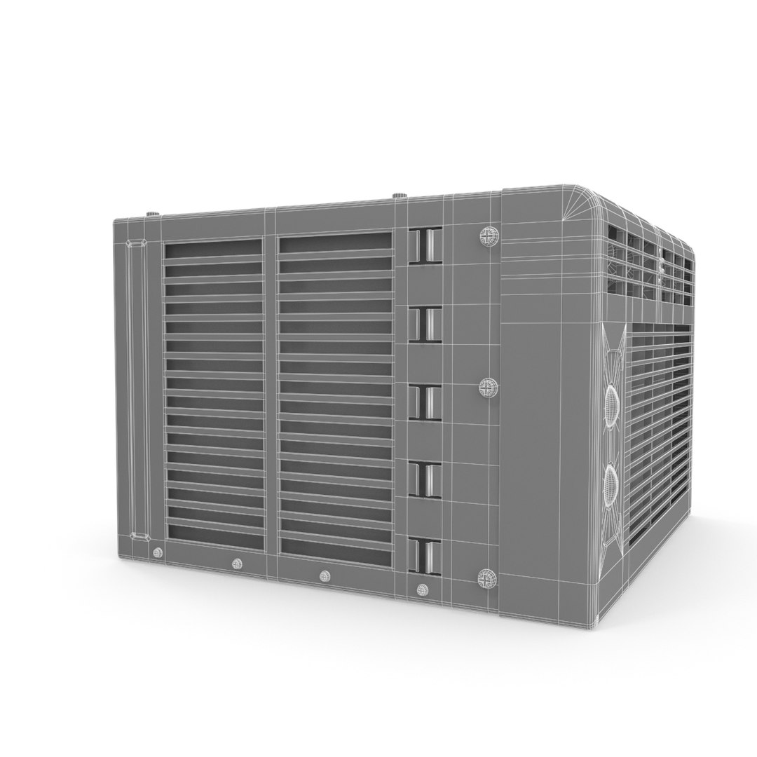 Air conditioner windows type 3D model - TurboSquid 1607407