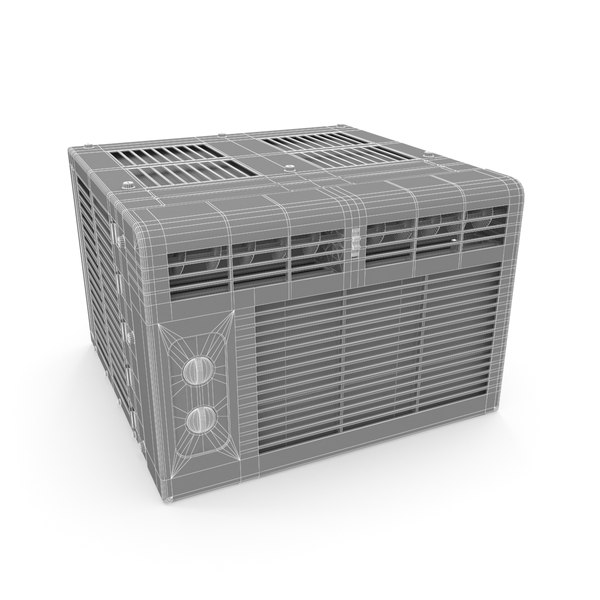 Air conditioner windows type 3D model - TurboSquid 1607407
