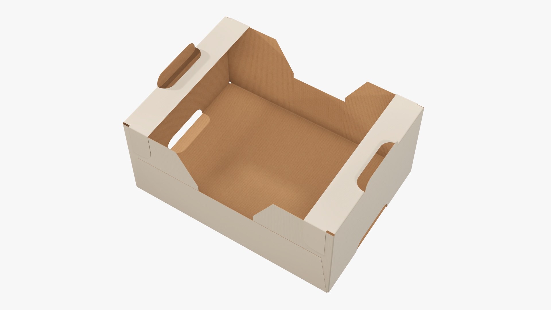 Tray Cardboard Retail Model - TurboSquid 1601302