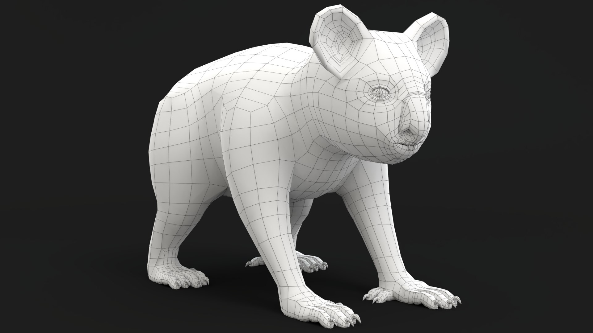 3D koala animal mammal model - TurboSquid 1622056