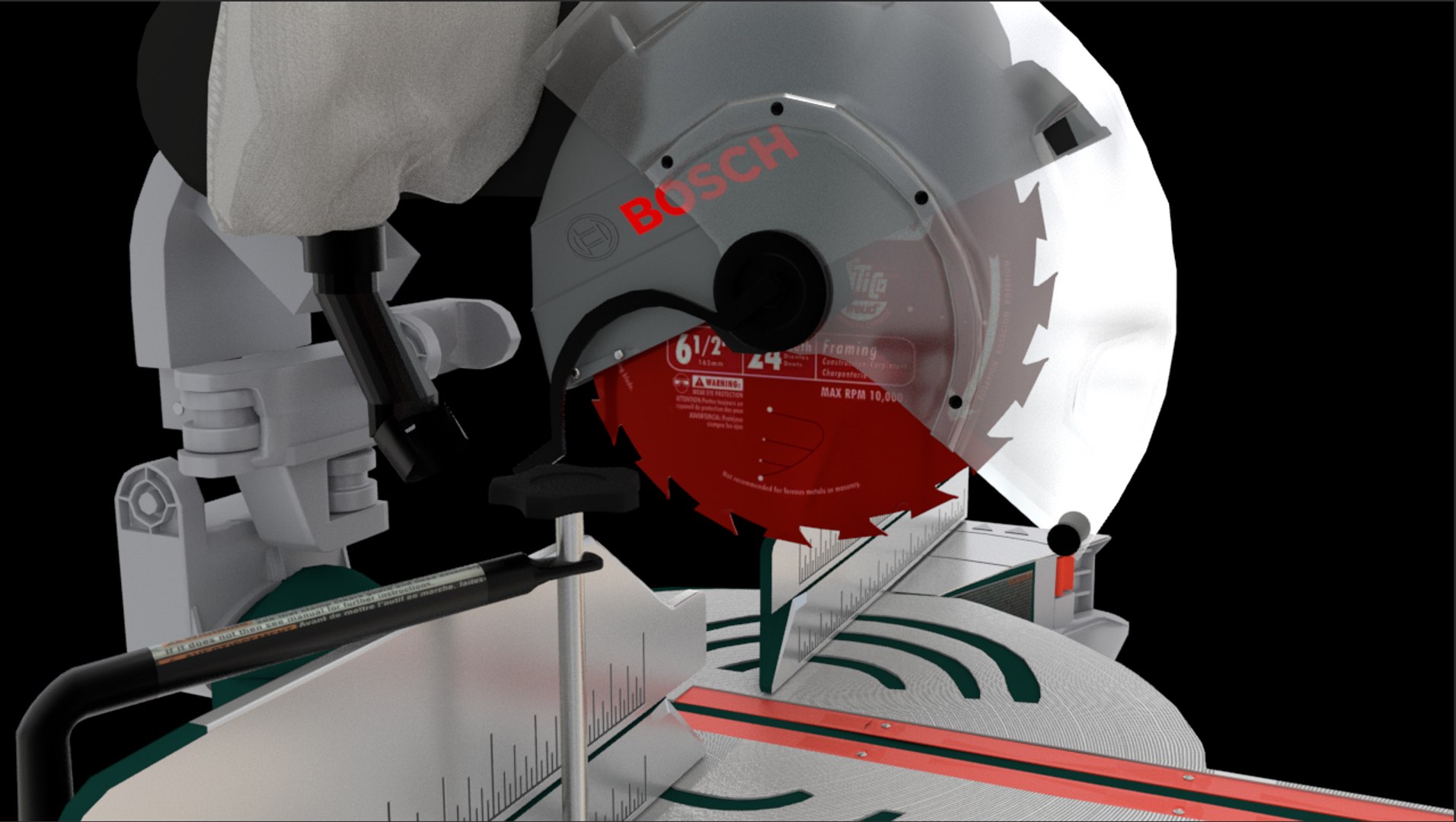 3D Table Saw - TurboSquid 1307193