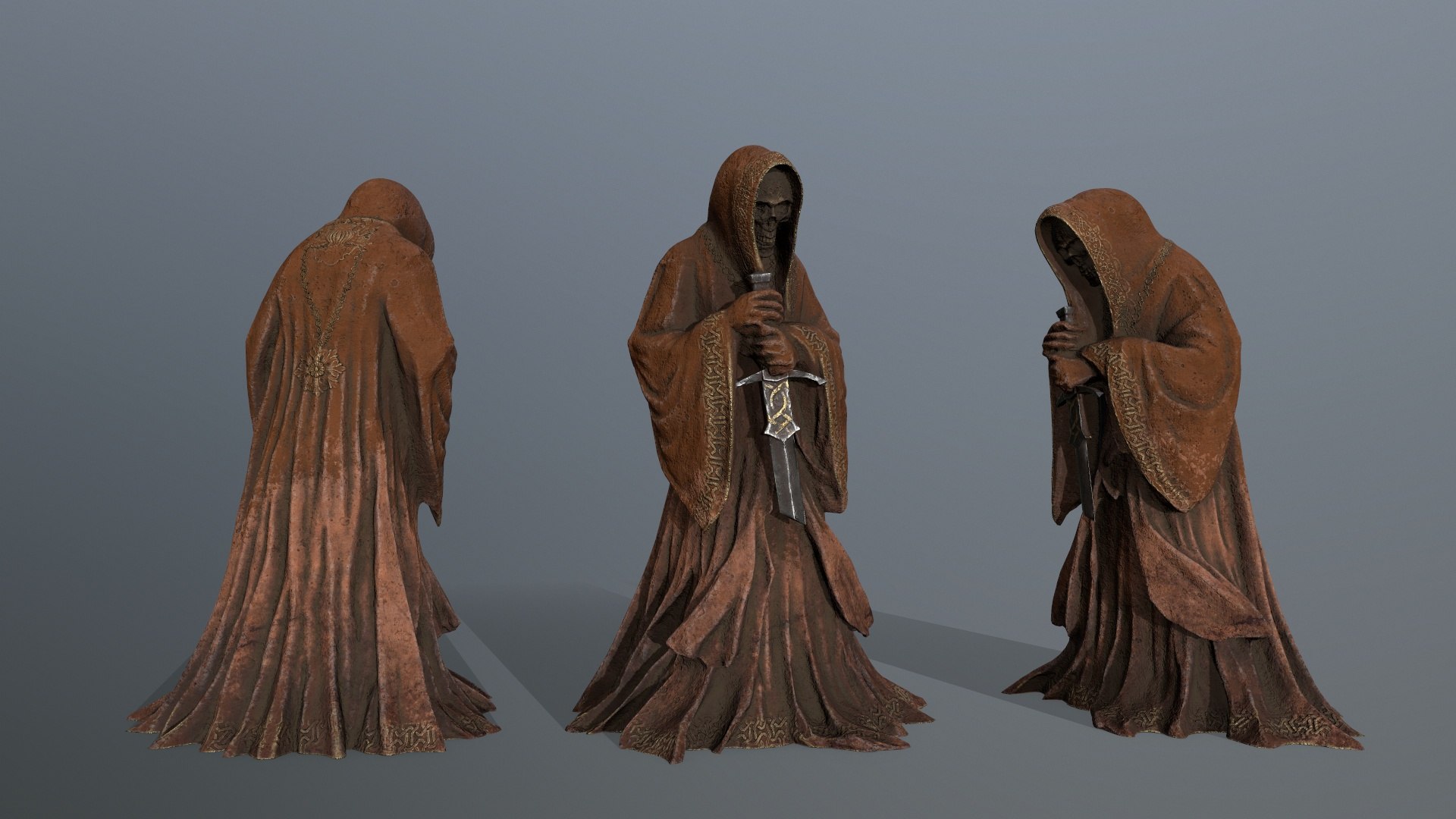 3D Dark Statue - TurboSquid 2361556