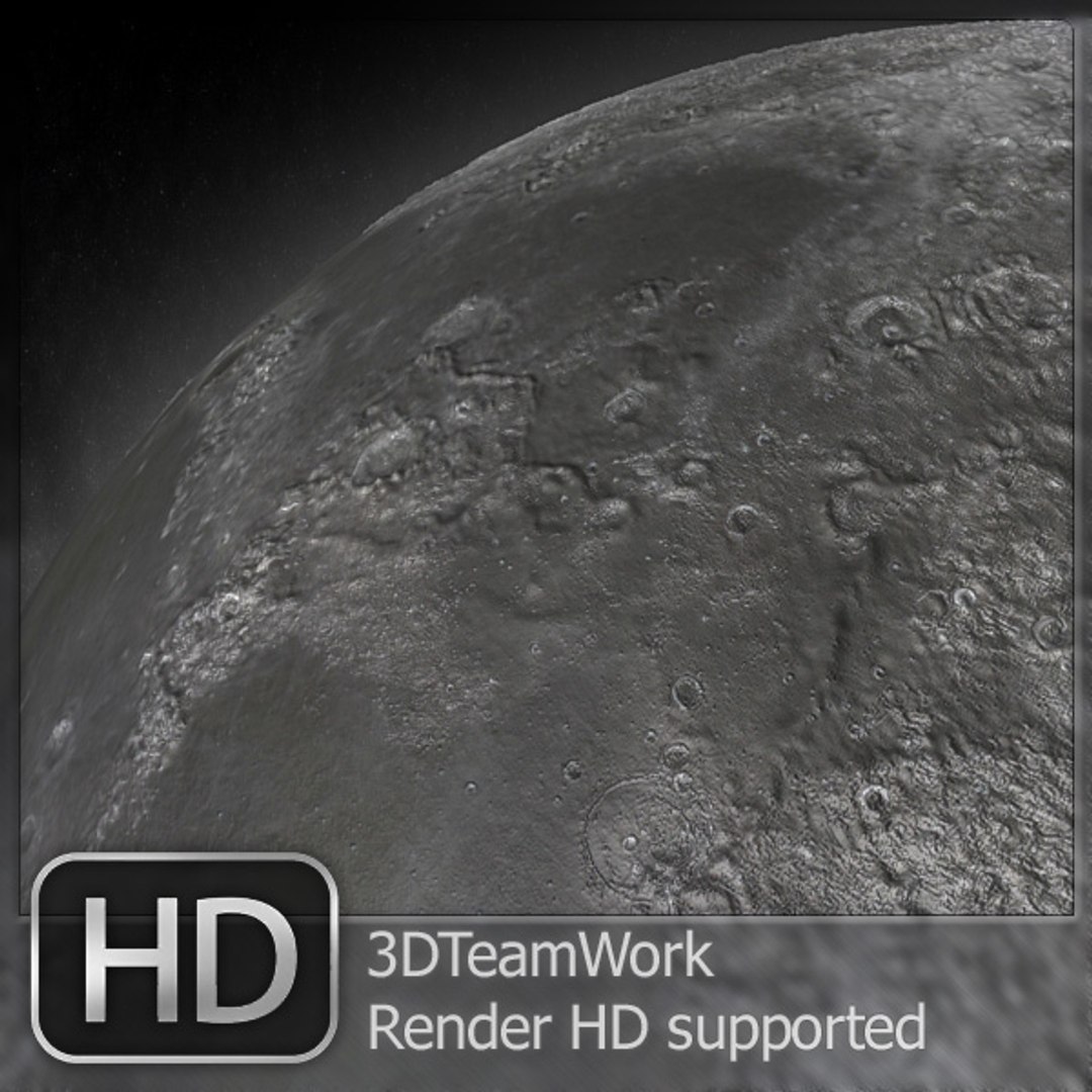 Moon Hd Suported Render 3d Model