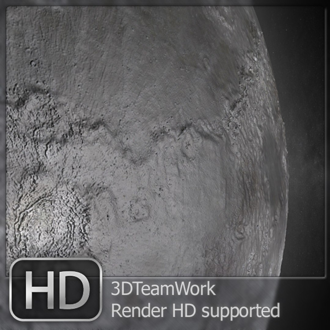 Moon Hd Suported Render 3d Model