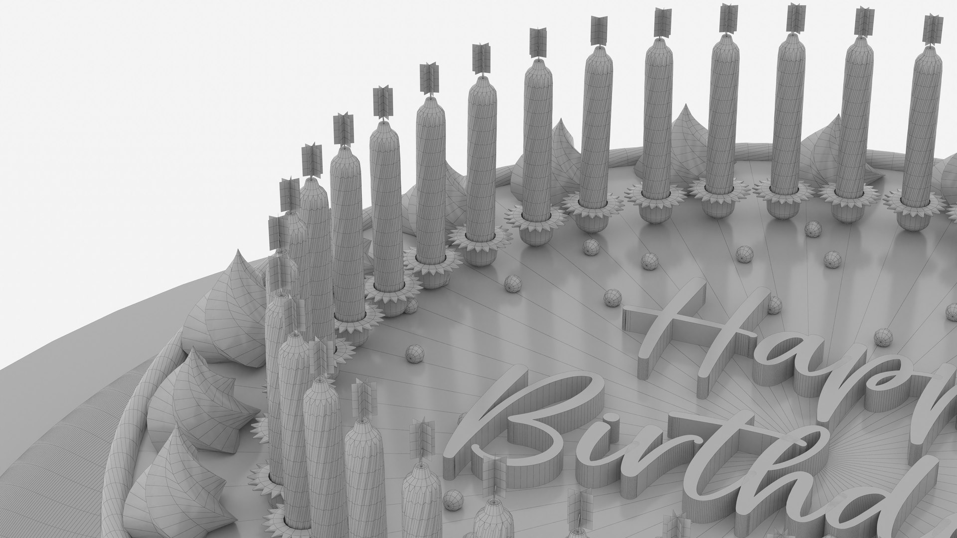 3D Model Birthday Cake 8K - TurboSquid 2203433