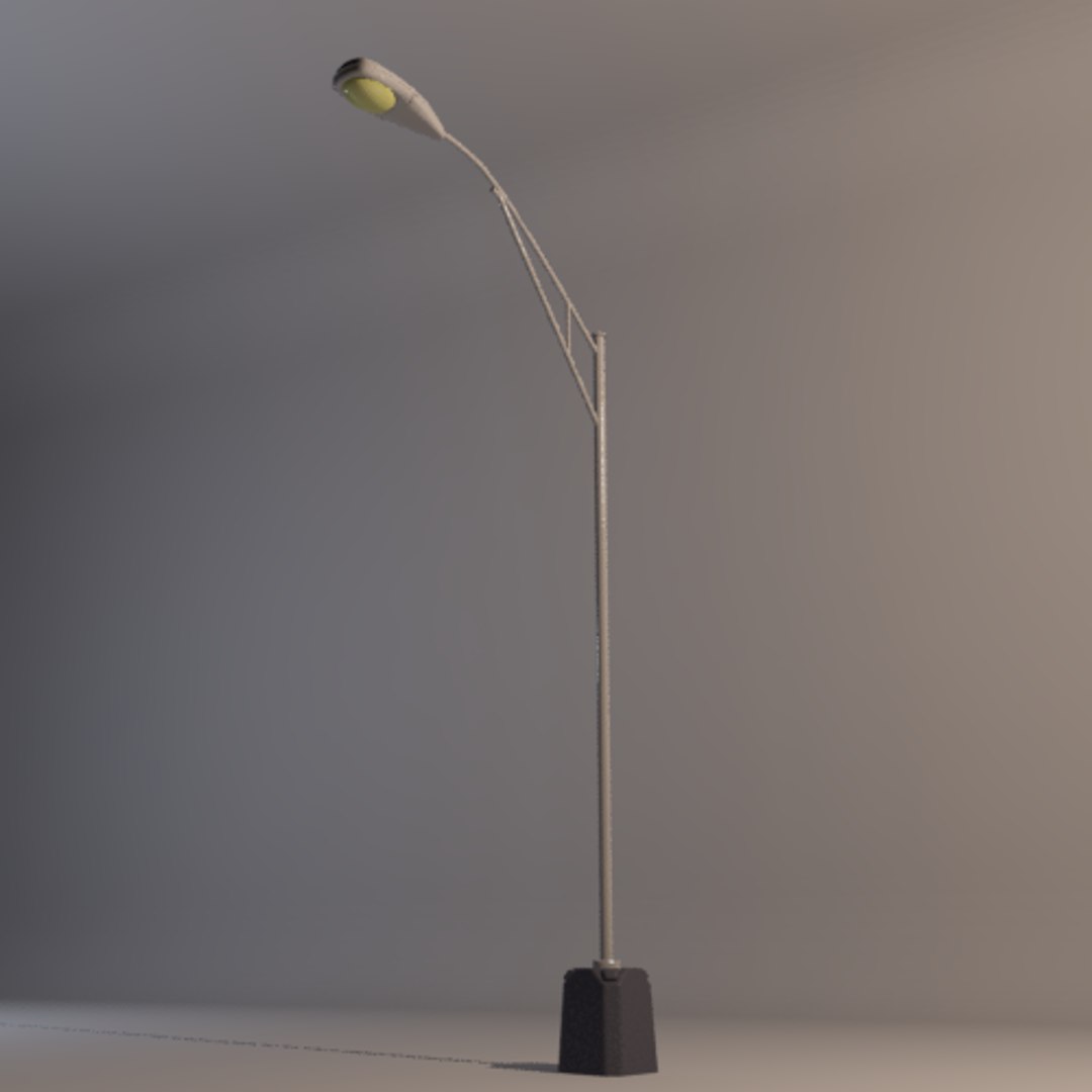 3d street light model