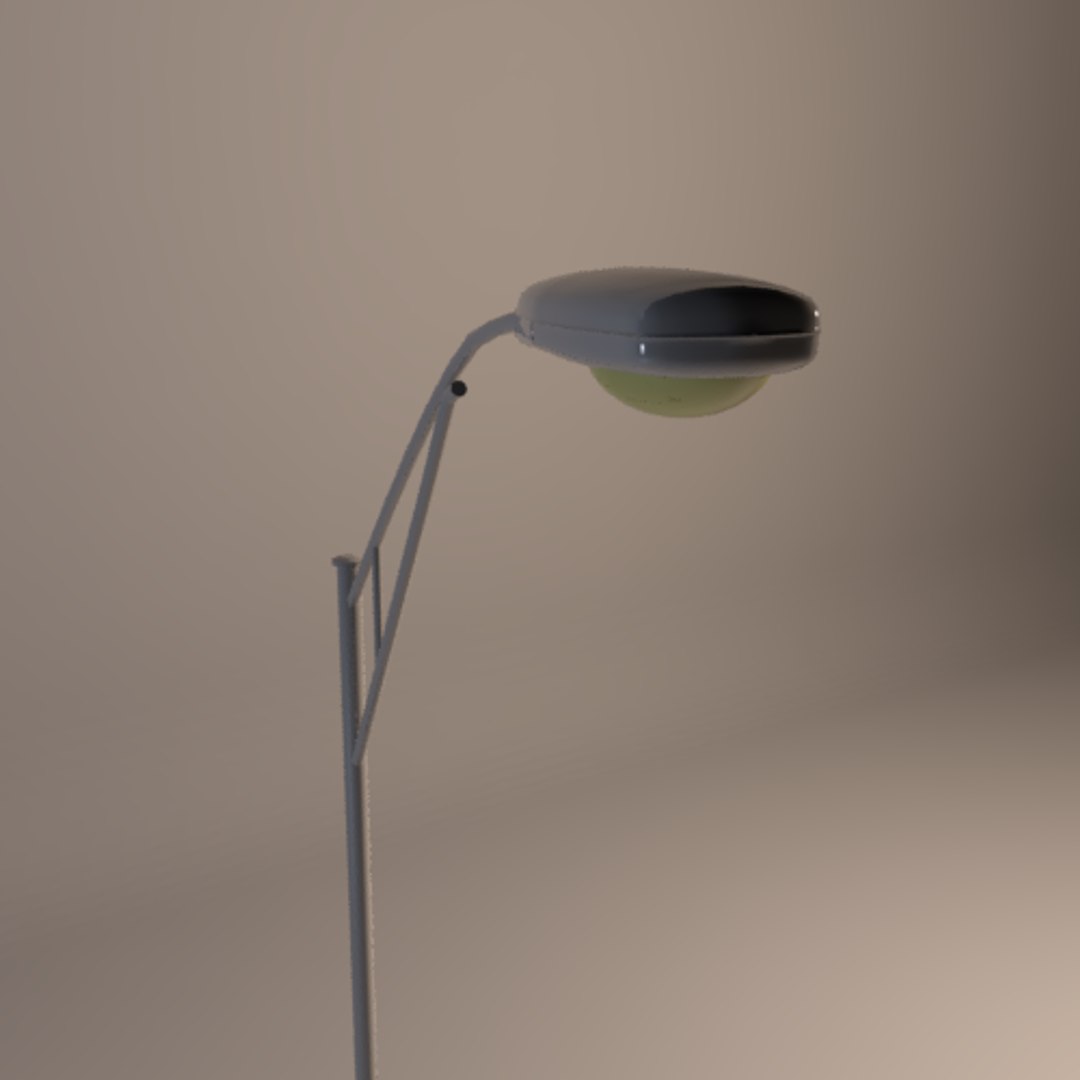 3d street light model