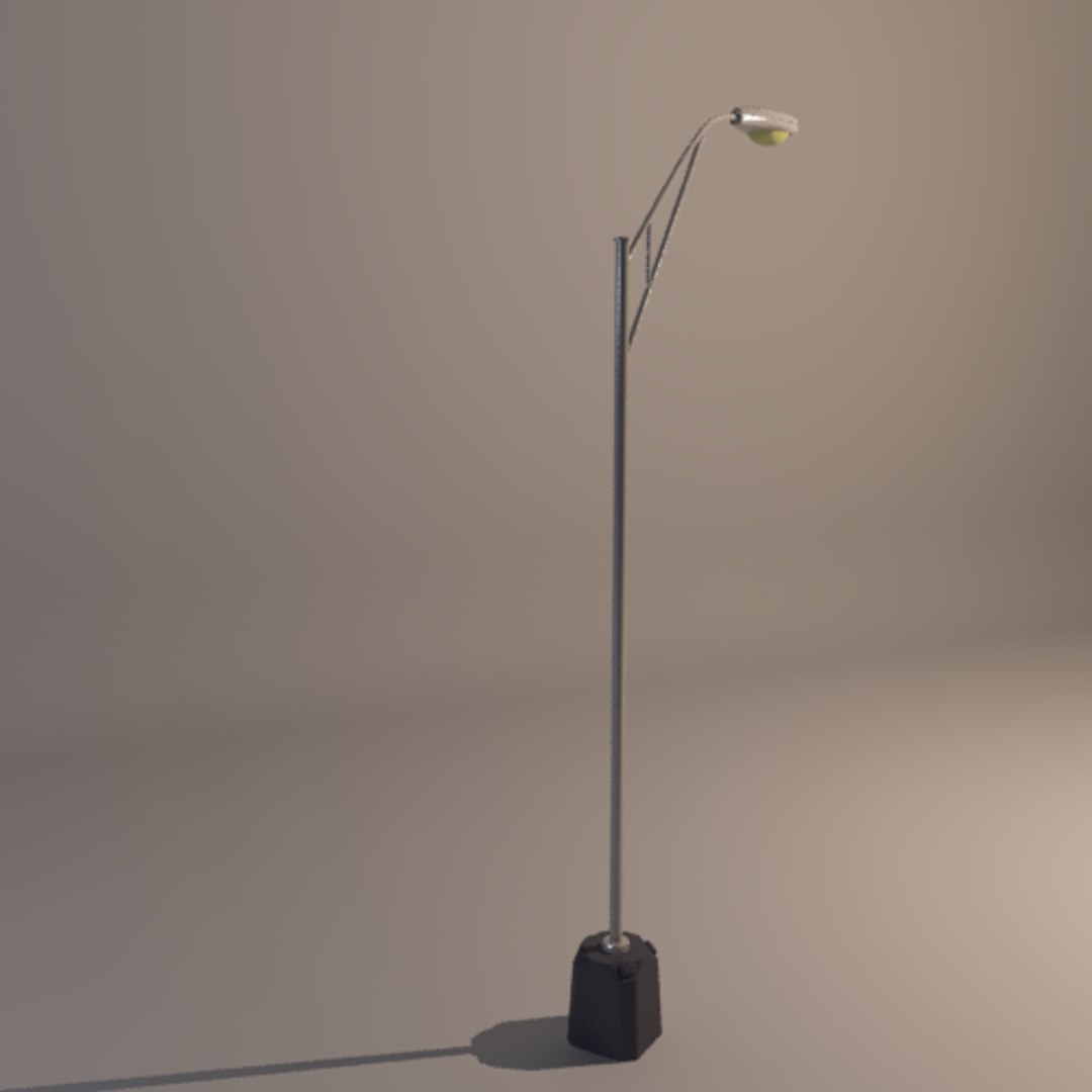 3d street light model