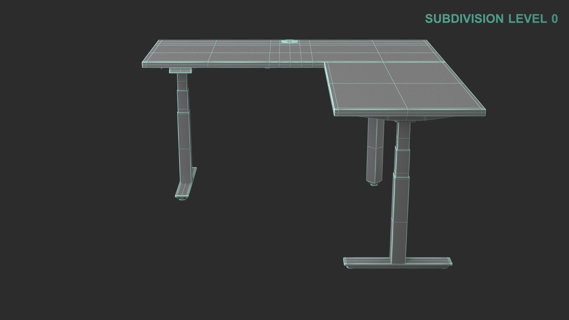 Standing Desk 3D model - TurboSquid 2158744