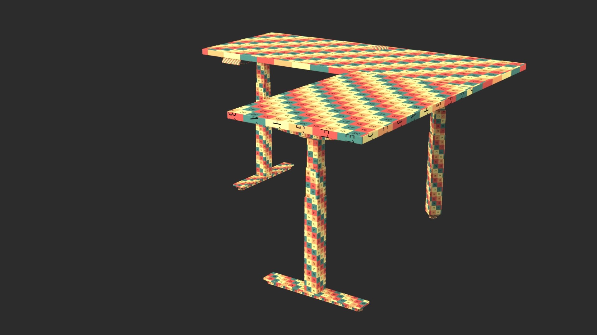 Standing Desk 3D model - TurboSquid 2158744