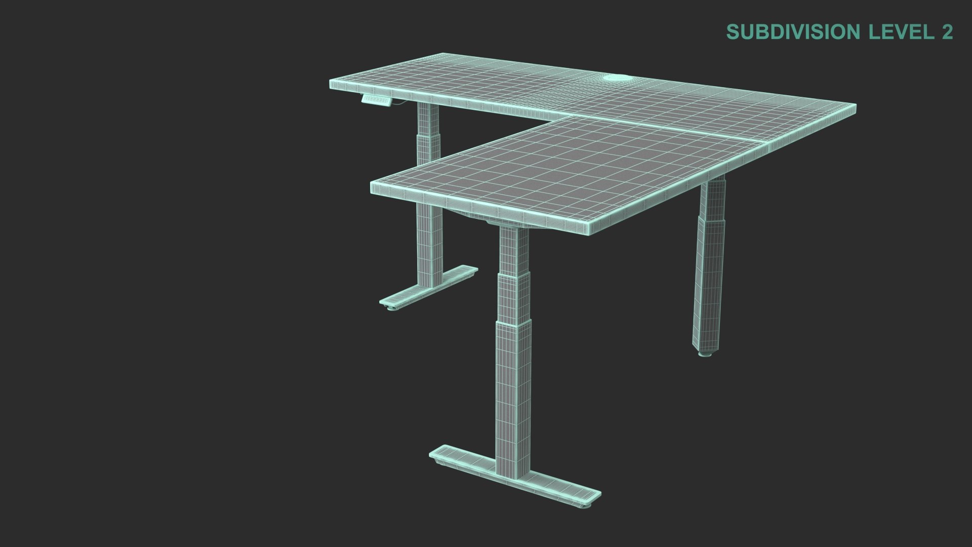 Standing Desk 3D model - TurboSquid 2158744