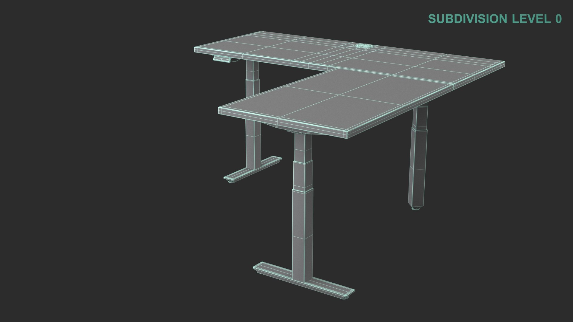 Standing Desk 3D model - TurboSquid 2158744