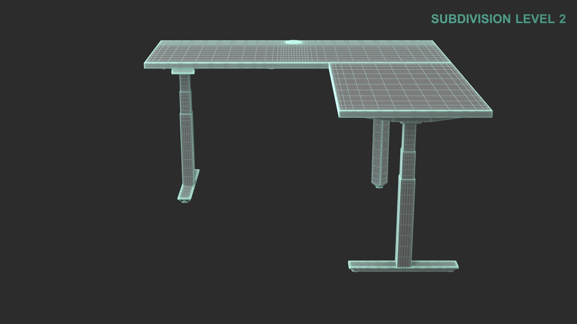 Standing Desk 3D model - TurboSquid 2158744