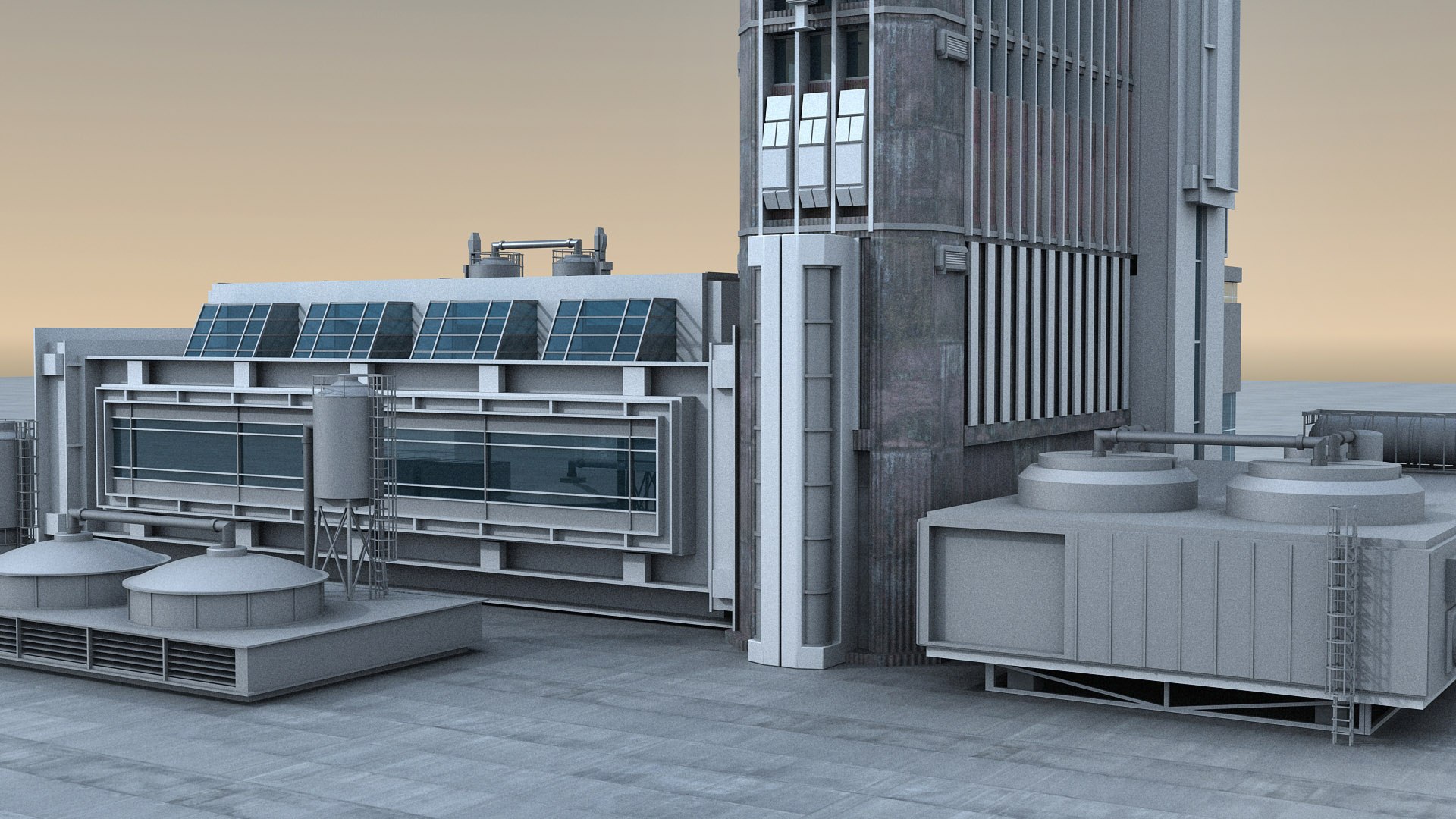 3D Future Building 025 - TurboSquid 2293608