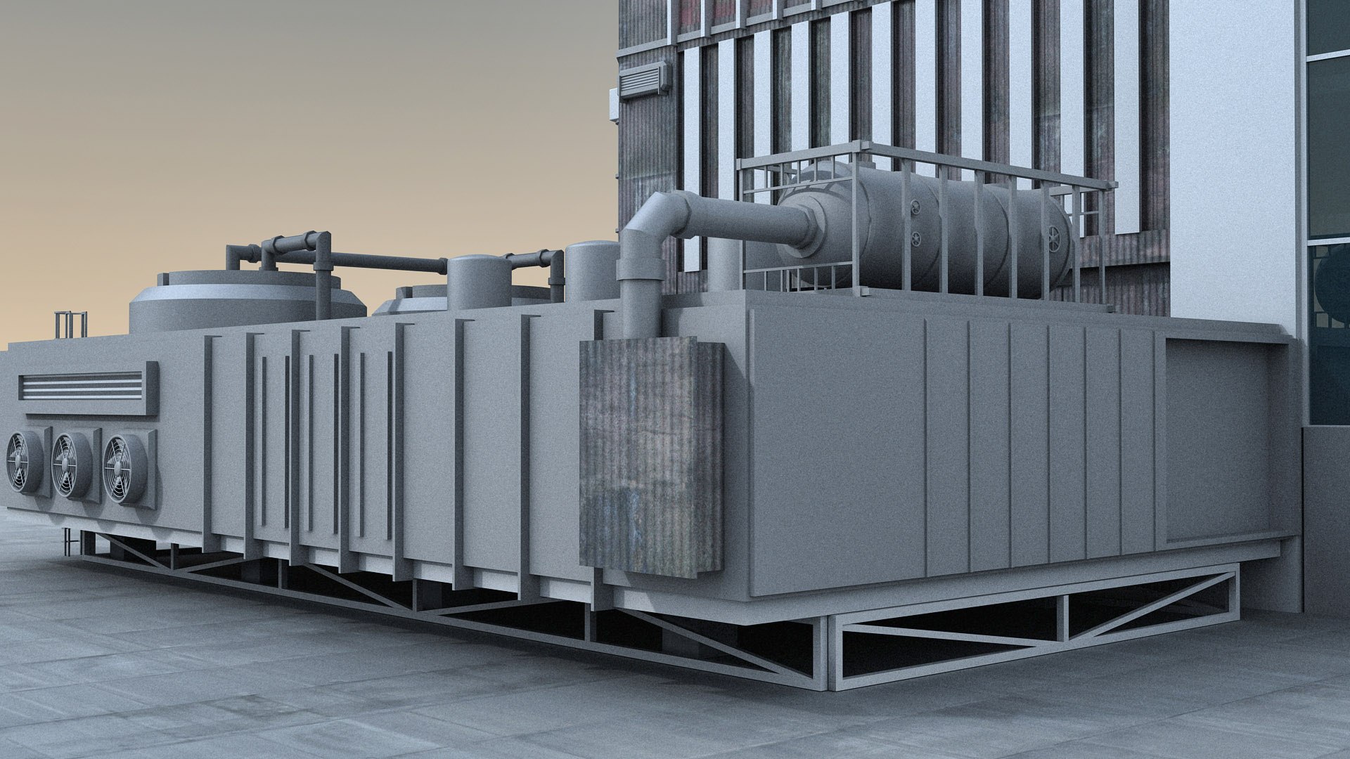 3D Future Building 025 - TurboSquid 2293608