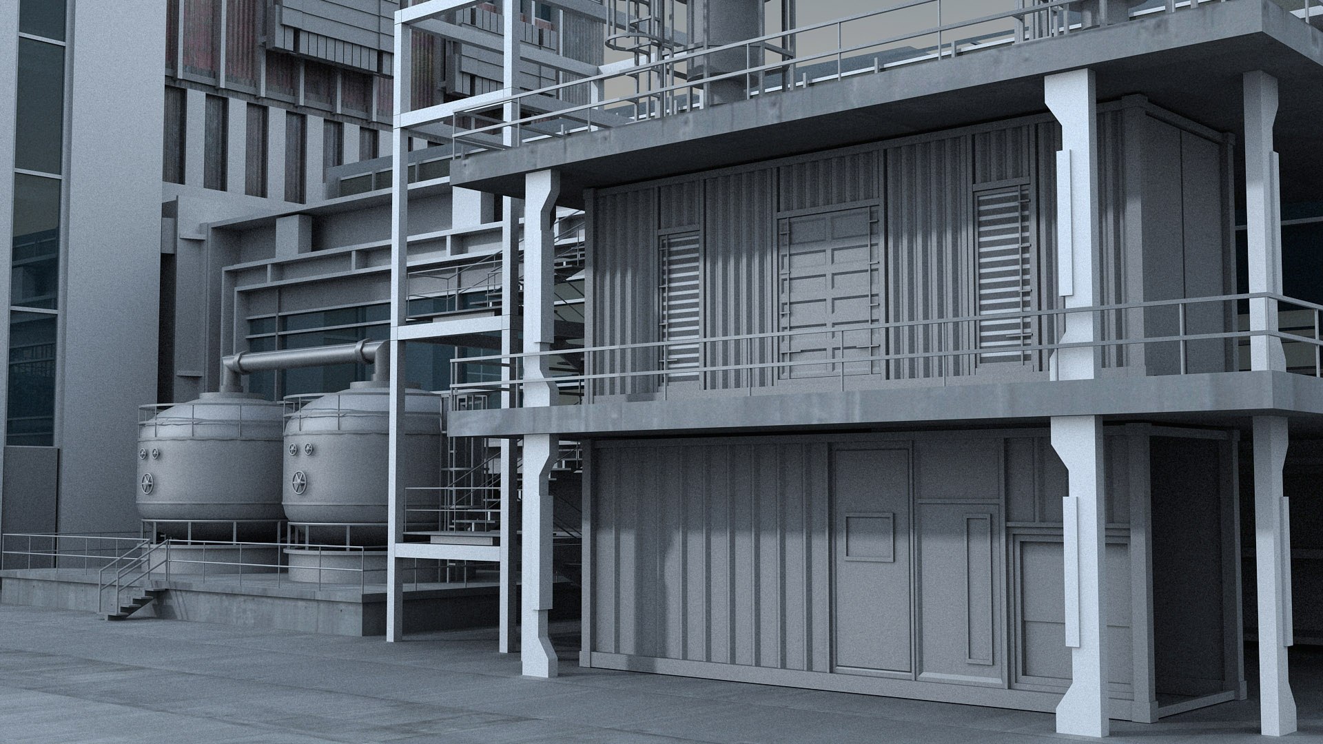 3D Future Building 025 - TurboSquid 2293608