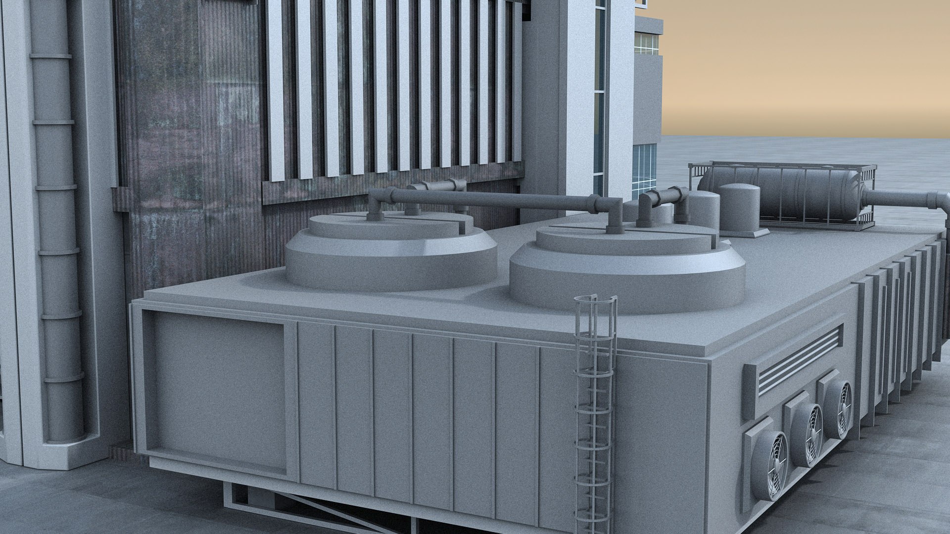 3D Future Building 025 - TurboSquid 2293608