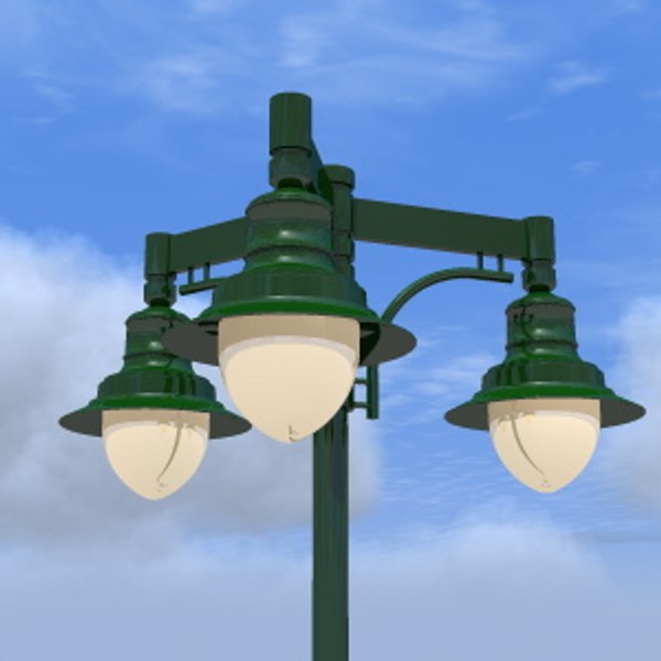 lamp post 3d model