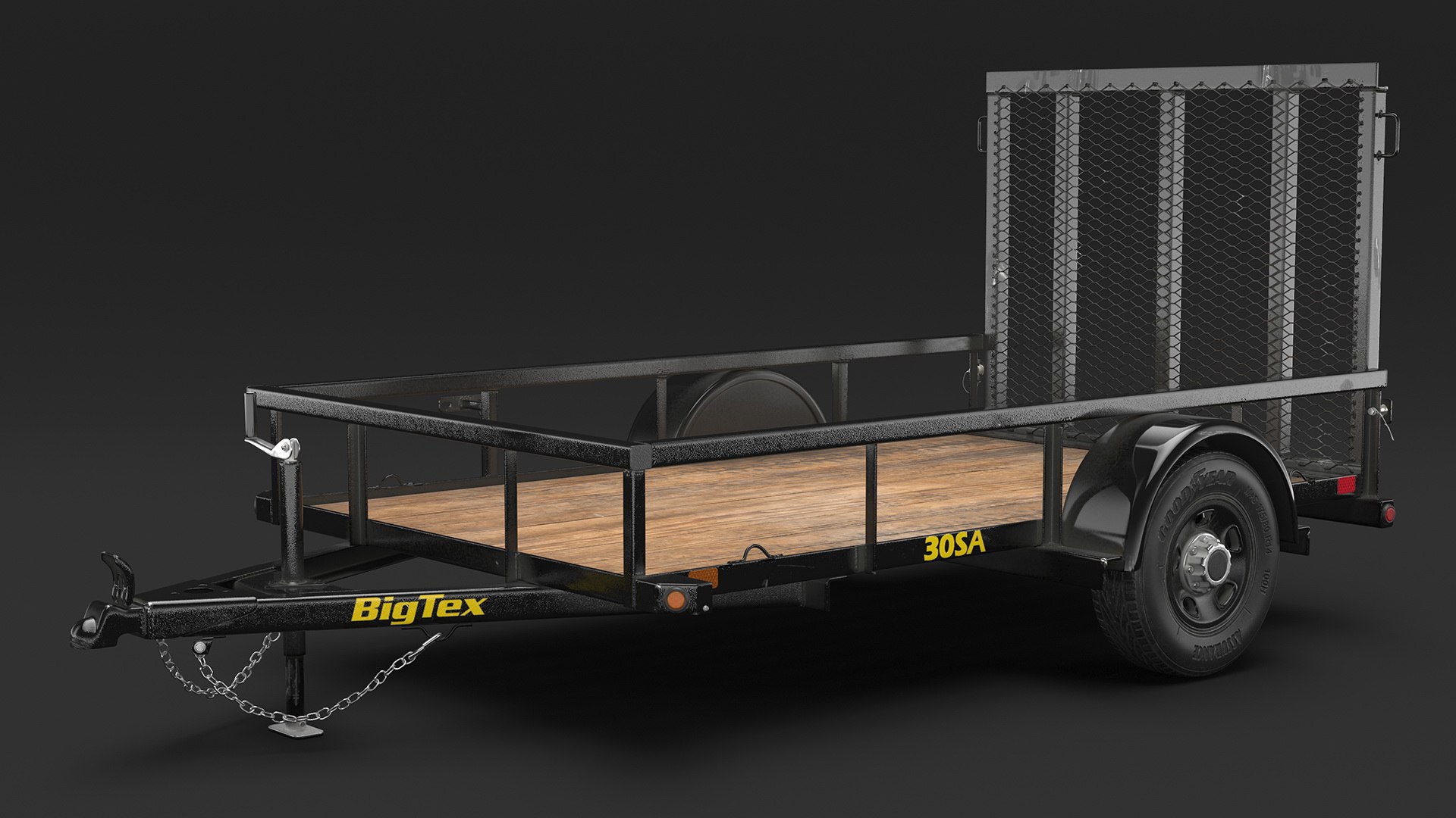 3D Big Tex Utility Trailer Model - TurboSquid 2091544