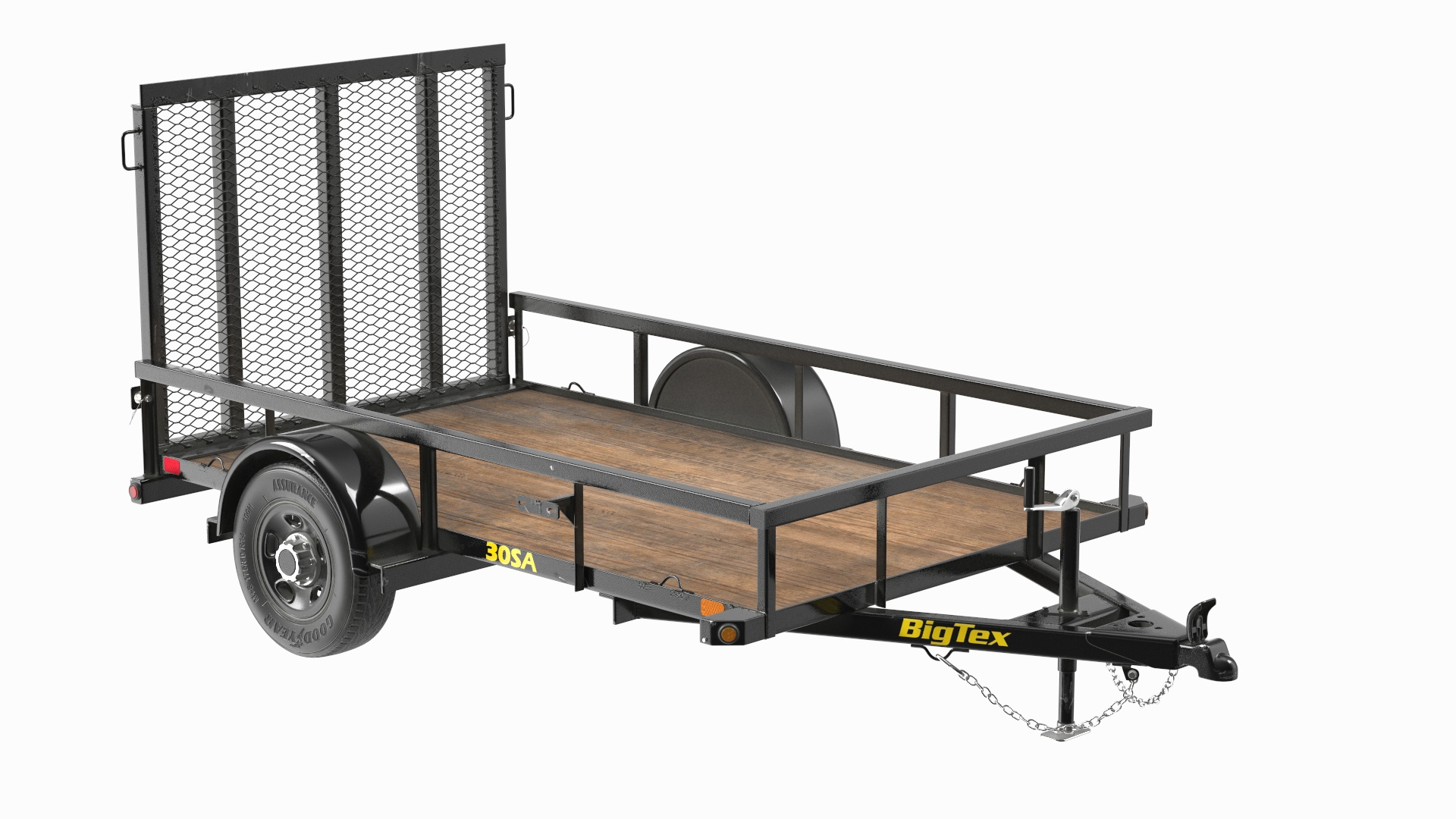 3D Big Tex Utility Trailer Model - TurboSquid 2091544
