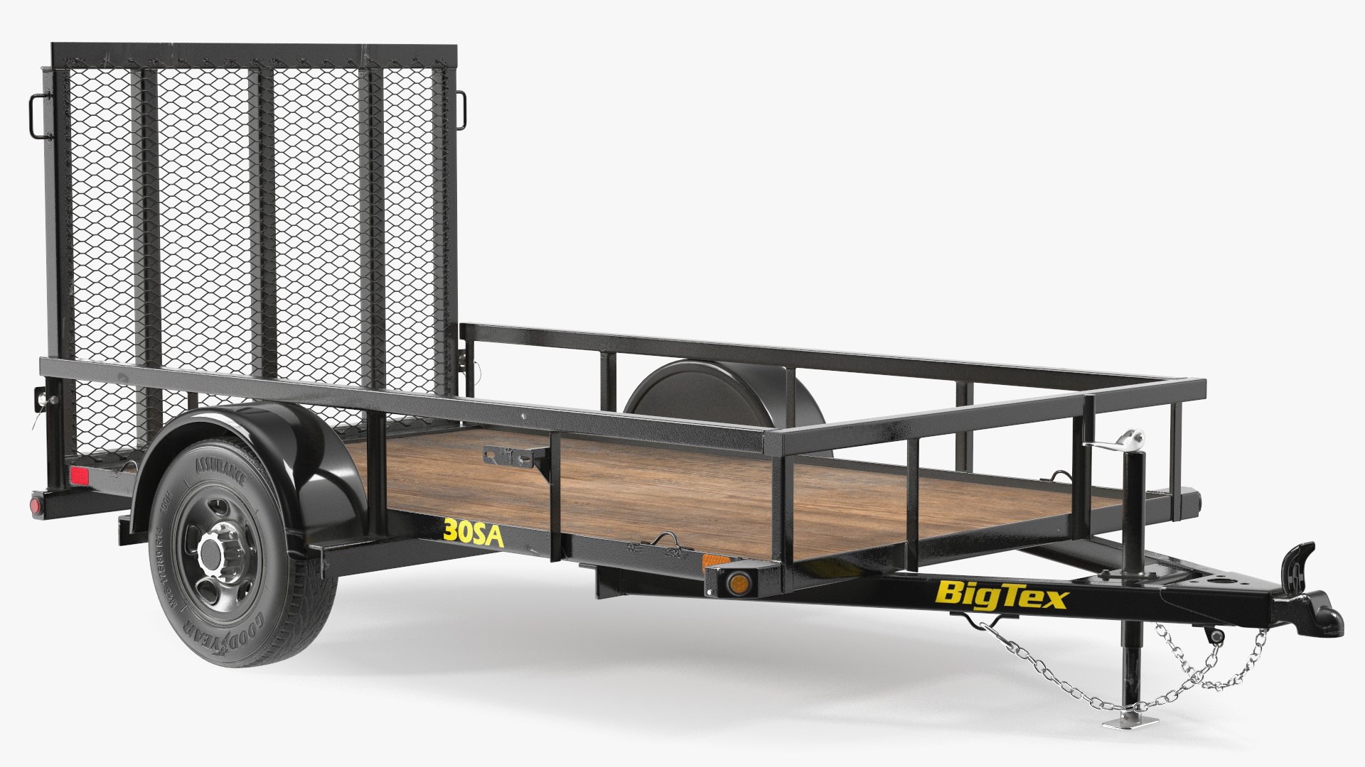 3D Big Tex Utility Trailer model - TurboSquid 2091544
