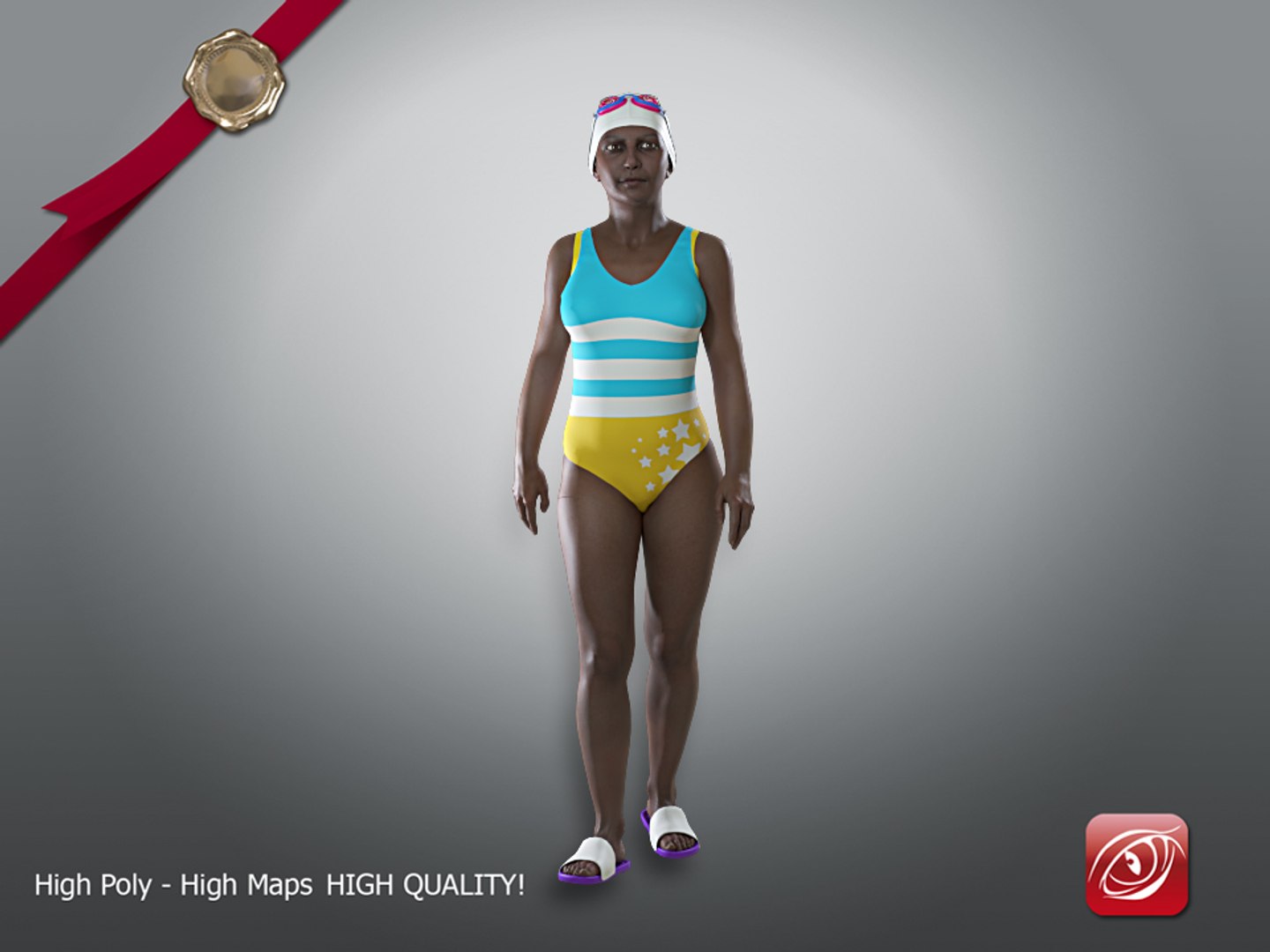 Female Swimmingpool Ain 003 Model - TurboSquid 1243794