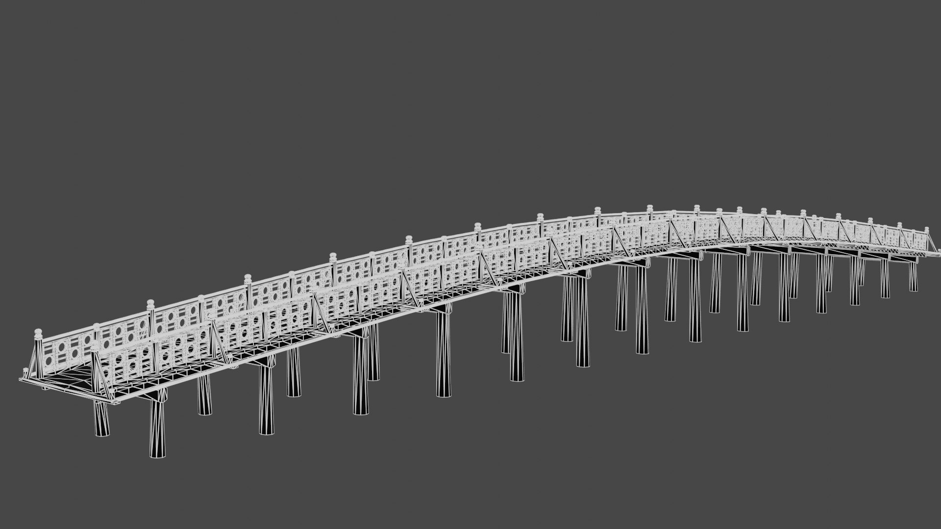 3D Asian Bridge Japanese Model - TurboSquid 1976810