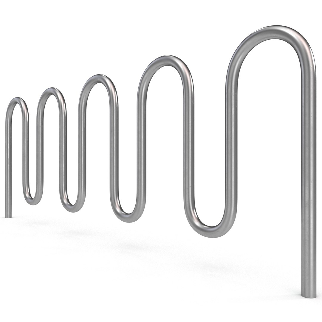 3d Wave Bicycle Parking Rack