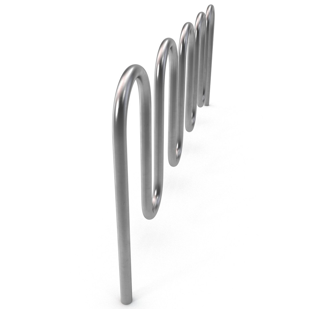 3d Wave Bicycle Parking Rack