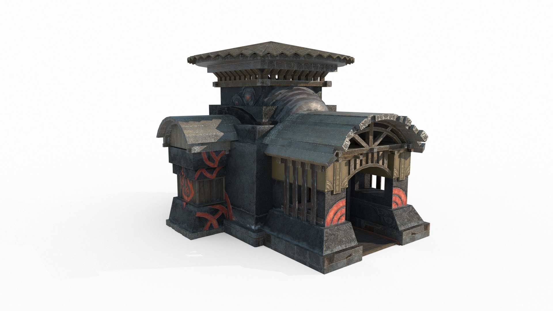 3D Ancient tribal houses model - TurboSquid 2162390