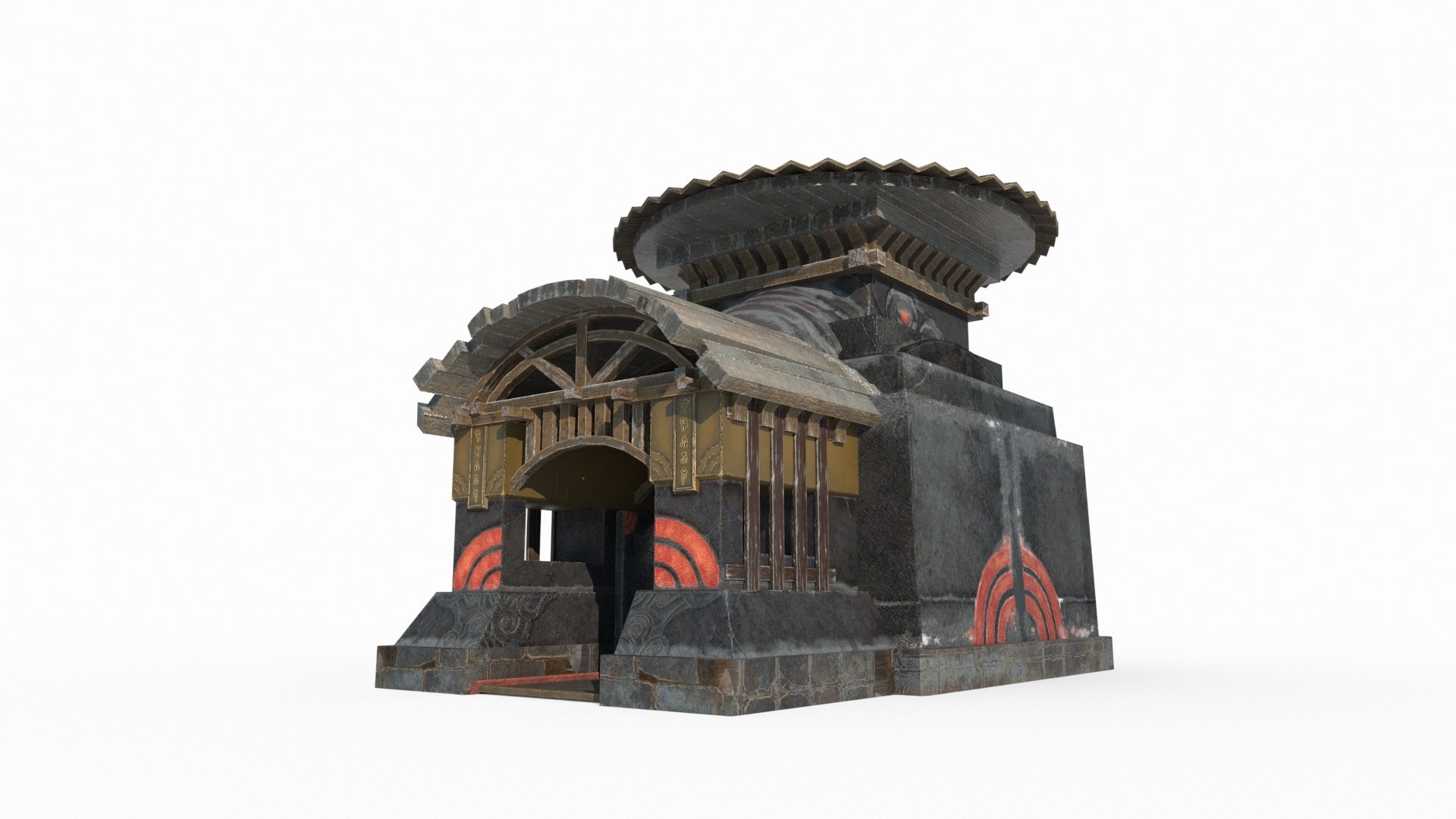 3D Ancient tribal houses model - TurboSquid 2162390