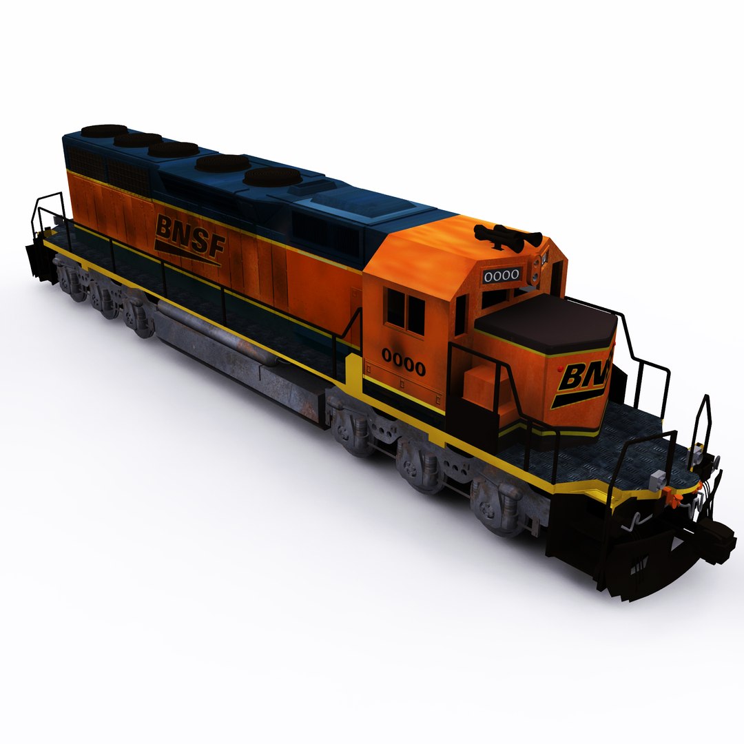 3D Bnsf Emd Sd 40 - TurboSquid 1390902