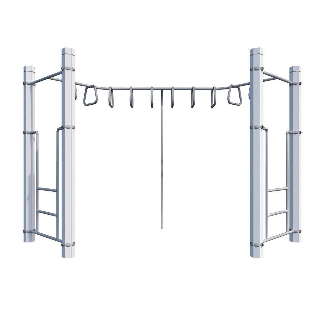 Children Playground Monkey Bars 3D Model - TurboSquid 1237569