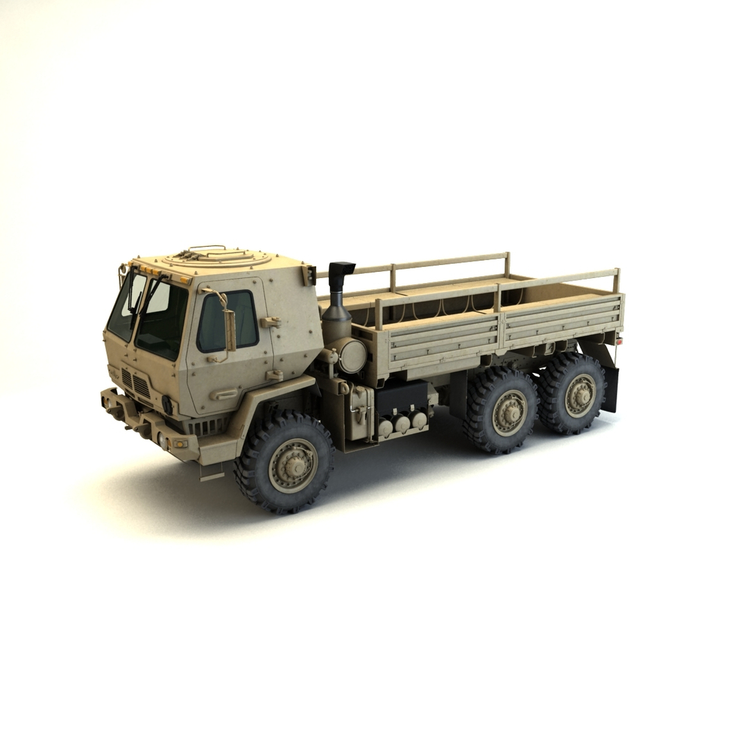 3d Oshkosh Fmtv 6x6 M1083 Model