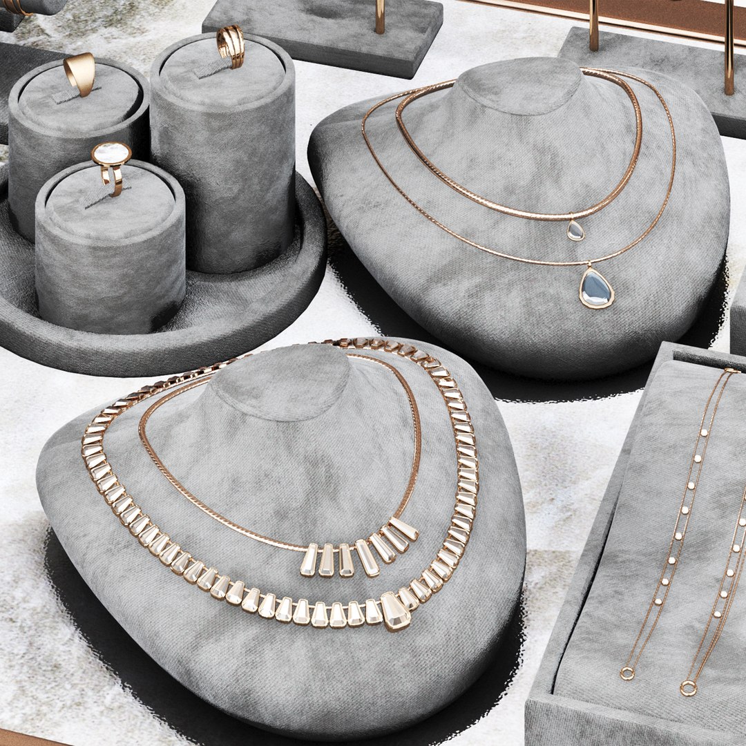 Jewelry Store Showcase 3D Model - TurboSquid 2188908